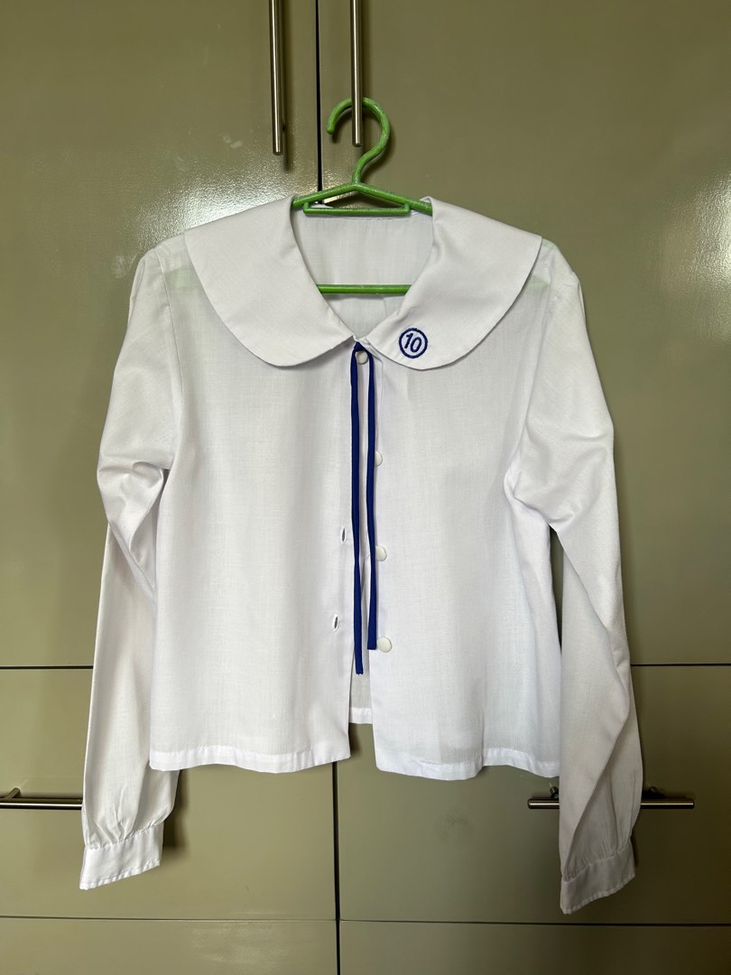 SMASN JHS Uniform Blouse, Women's Fashion, Tops, Longsleeves on Carousell