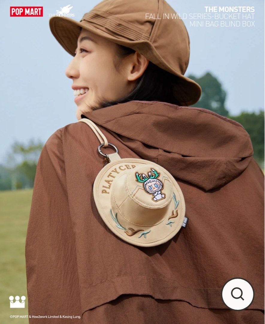 LABUBU The Monsters Fall In Wild Series - Bucket Hat Mini Bag Blind Box ...