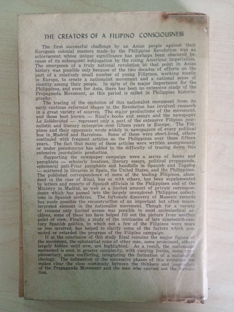 The Propaganda Movement: The Creators of a Filipino Consciousness, the ...