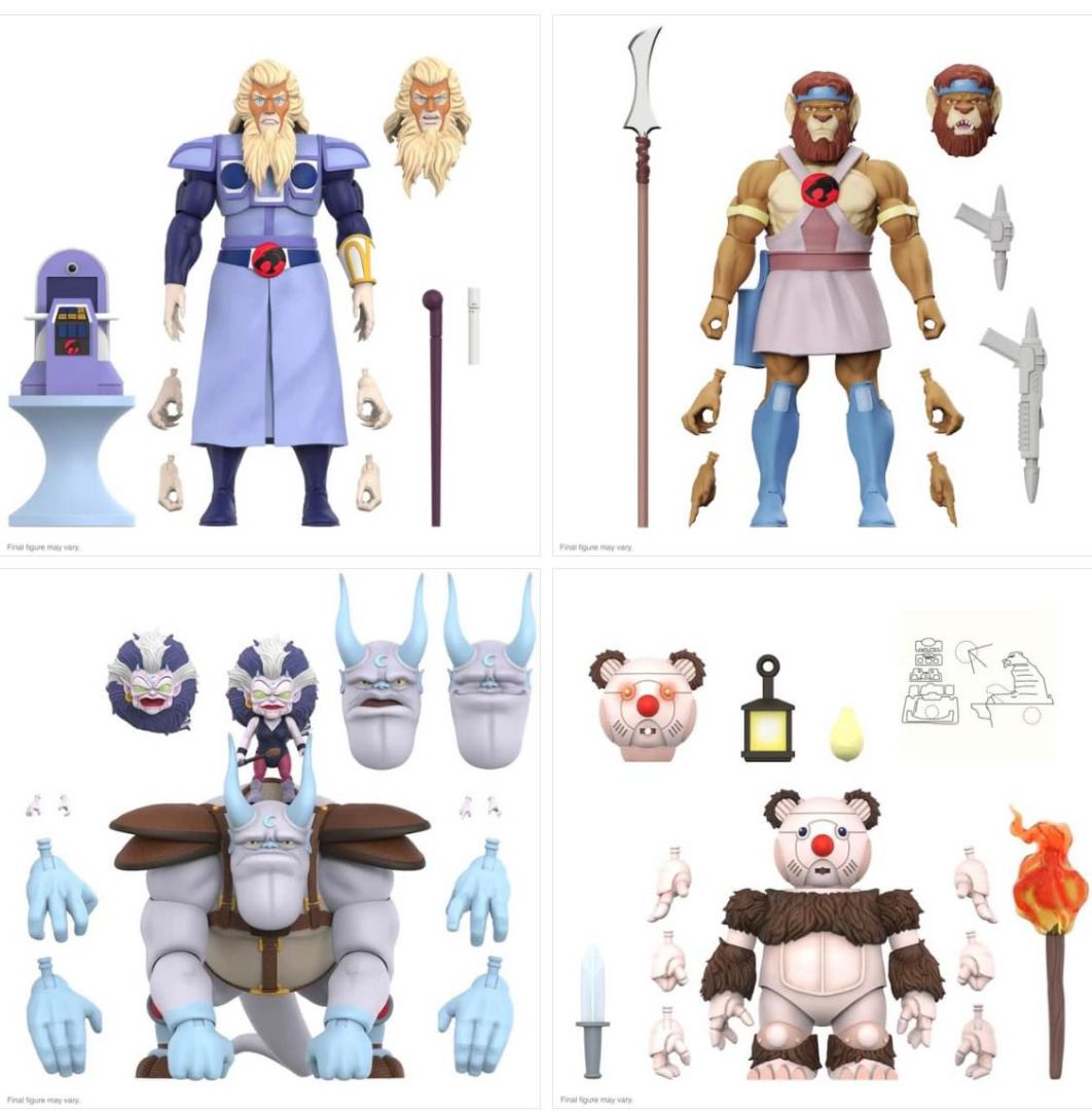 Thundercats Wave 11 Luna And Amok / Royal Thunderian Guard / Ro-Bear ...