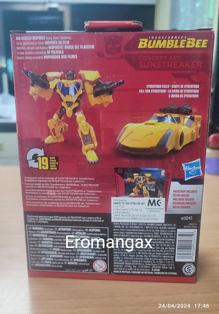 Transformers Studio Series SS111 Sunstreaker, Hobbies & Toys, Toys ...