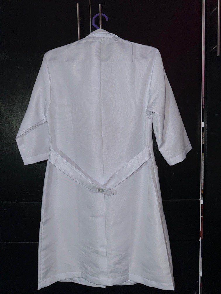 TUA SLCN SMOCK LAB COAT GOWN UNIFORM, Women's Fashion, Coats, Jackets ...