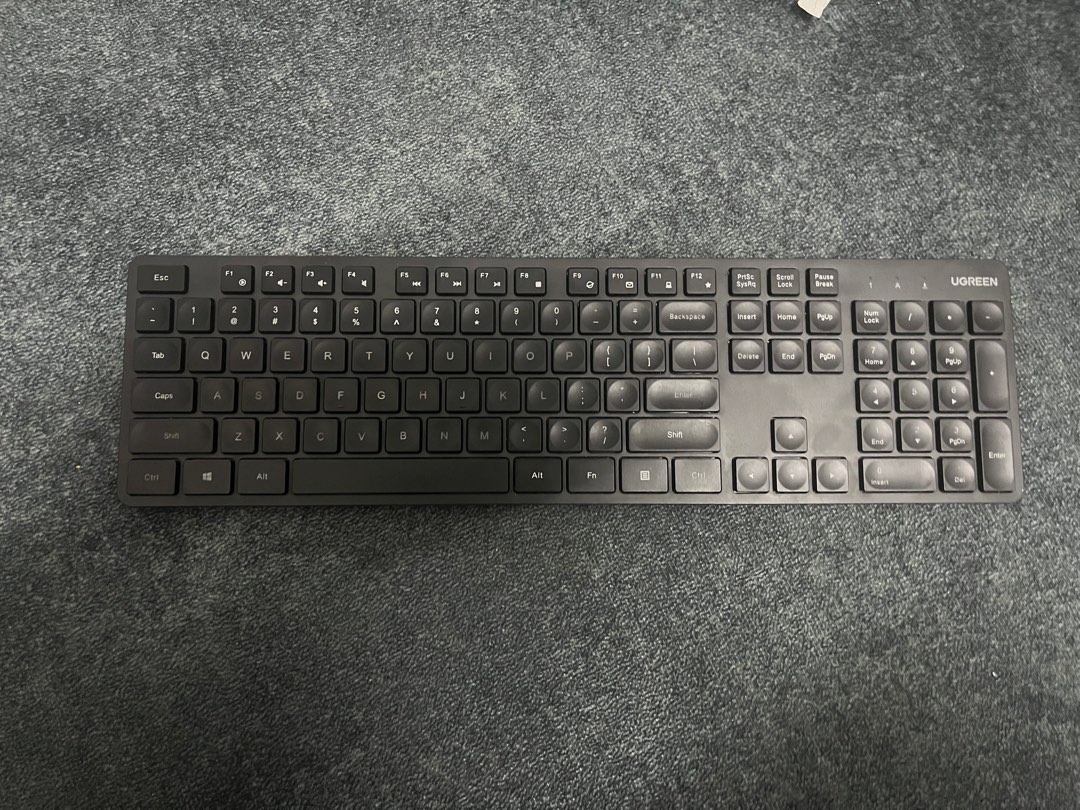 UGREEN Wireless Keyboard 104 Keys Concave Keycaps Non Delay Office ...