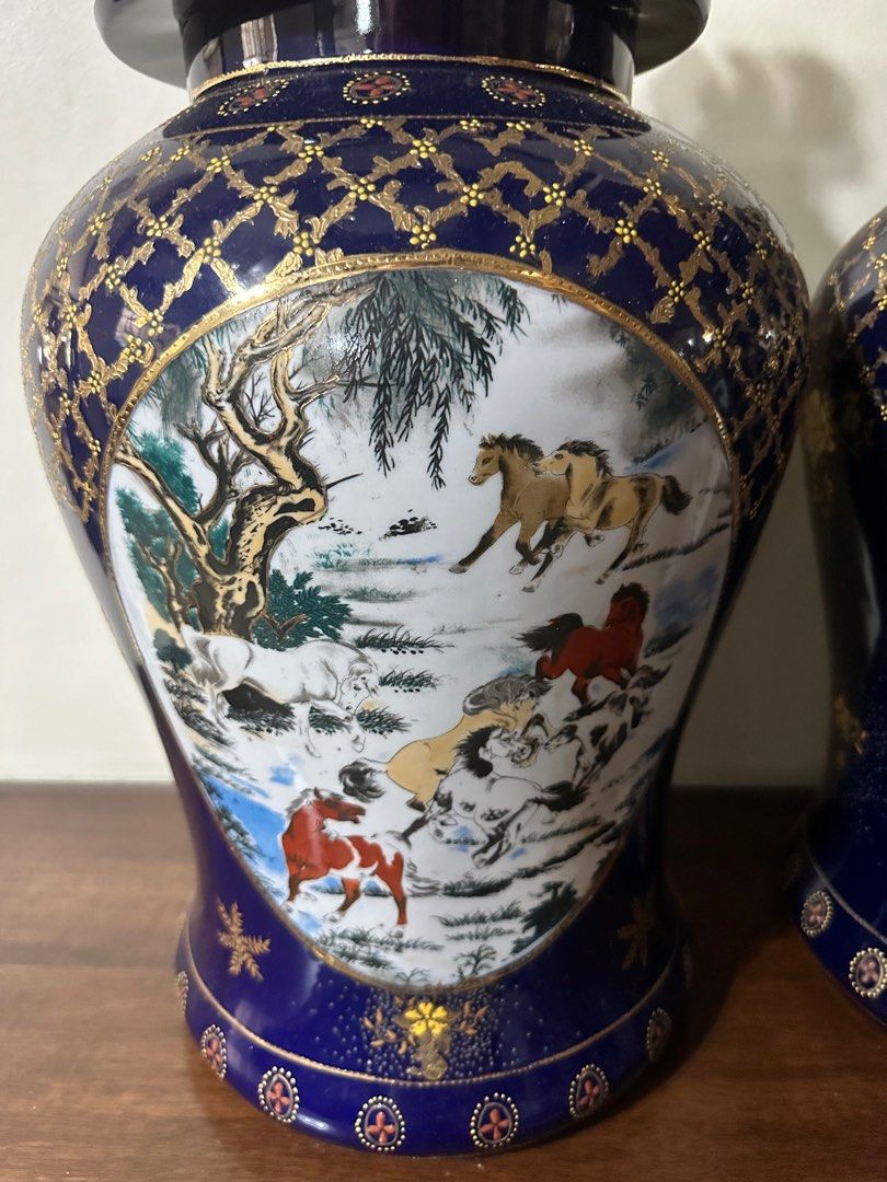 Vintage Chinese Porcelain Ginger Jar, Furniture & Home Living, Home ...