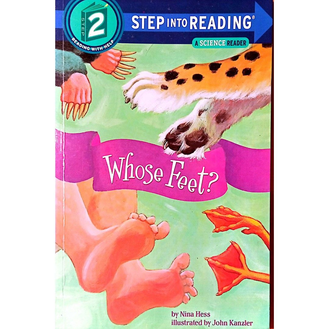 Whose Feet?| Step Into Reading 2 (A Science Reader)| By Nina Hess ...