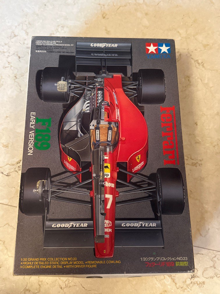 1/20 田宮 雙星 Tamiya Ferrari F189 Grand Prix Collection No.23, 興趣及遊戲, 玩具 & 遊戲類 - Carousell