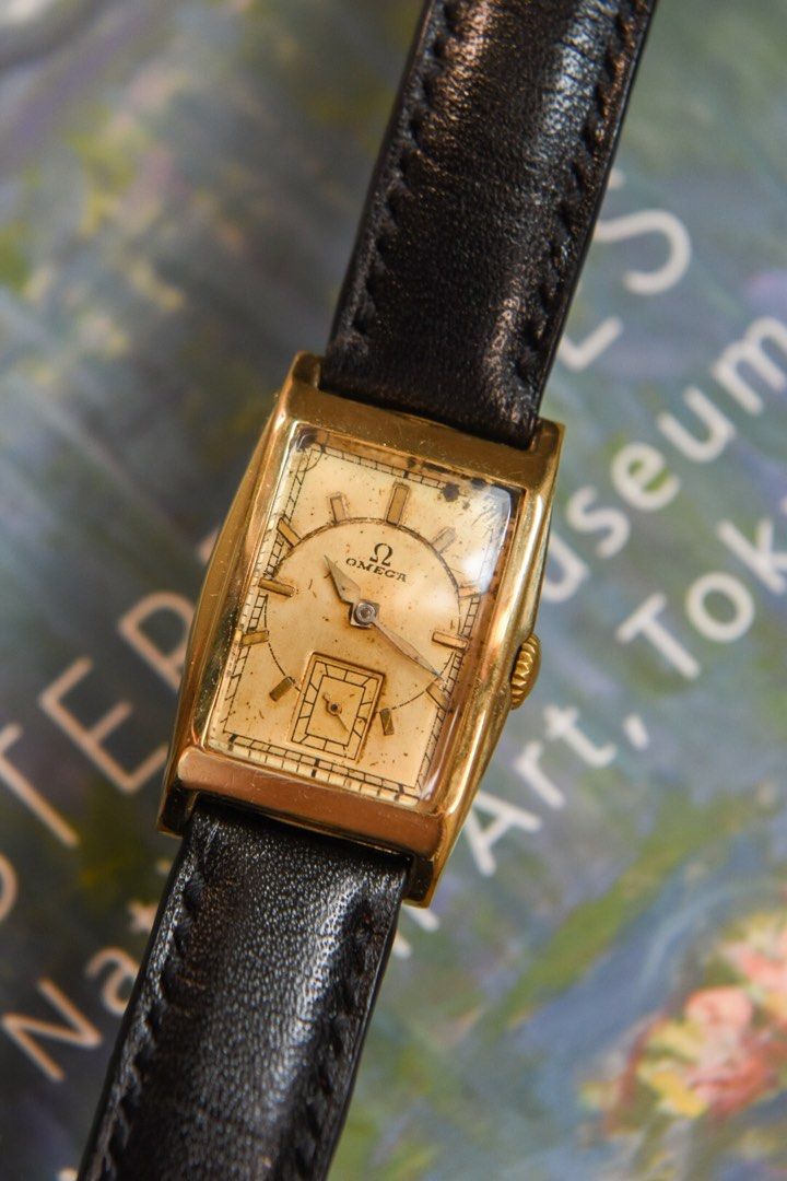 1935 Omega Tank cal 20F manual winding not seiko citizen eterna benrus ...