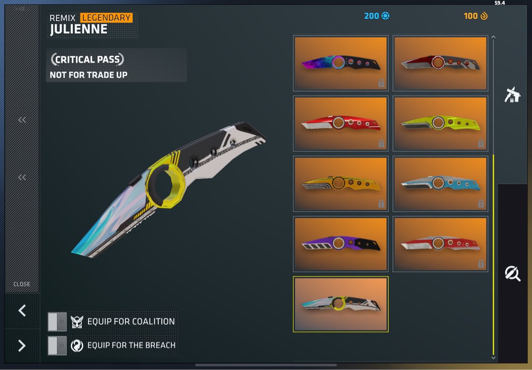 3 gloves,rare knives and knife inspect,Ak reload animation, deagle ...