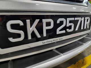 3D Aluminum LTA Approve Car Licence Plate, Car Accessories, Car Plates ...