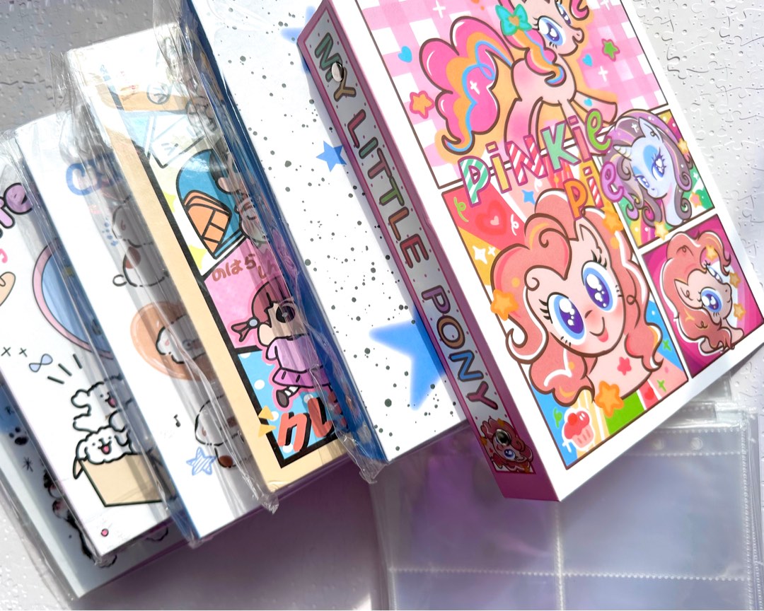 卡簿 卡册 卡本 A5 收納卡簿 卡套 遊戲卡 6孔 卡通 文件夾 硬皮夾 收藏卡 My Little Pony Rainbow 彩虹小馬 小 ...