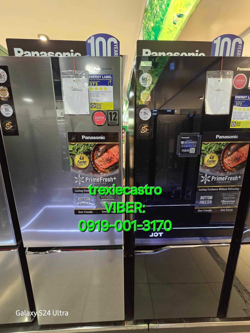 ️ PANASONIC BOTTOM FREEZER REFRIGERATOR NO FROST INVERTER BRANDNEW AND ...