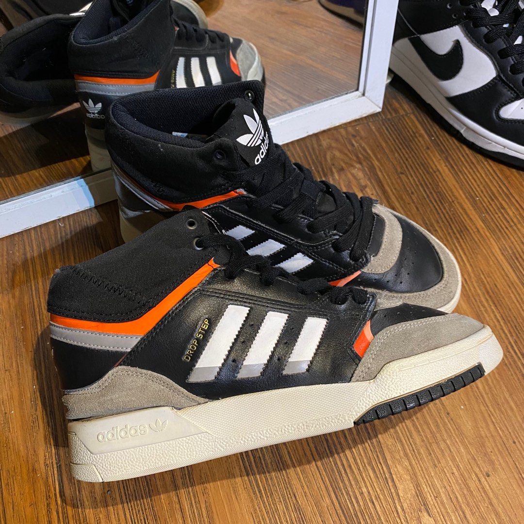 Adidas Drop Step Black Grey White Casual Original Murah not Gazelle ...