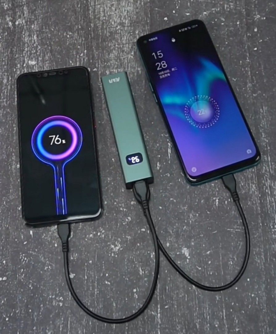 Aluminium Metal Digital Display 22.5w Type-C 22.5 Fast Charging Power ...