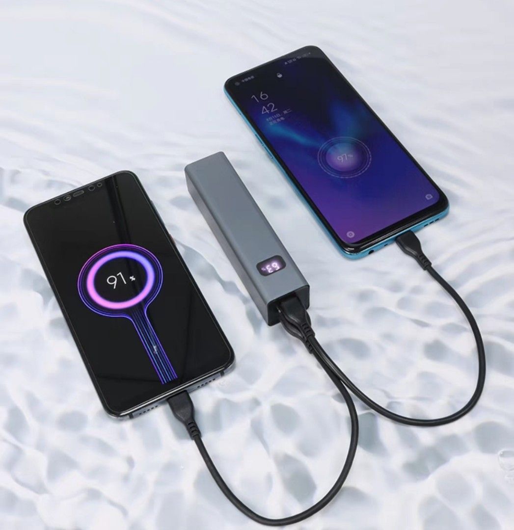 Aluminium Metal Digital Display 22.5w Type-C 22.5 Fast Charging Power ...