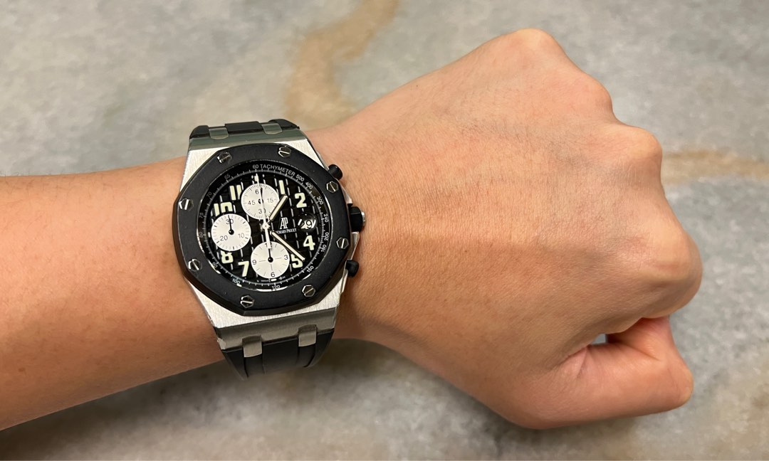 Audemars piguet Royal Oak Offshore ROO Panda, Luxury, Watches on Carousell