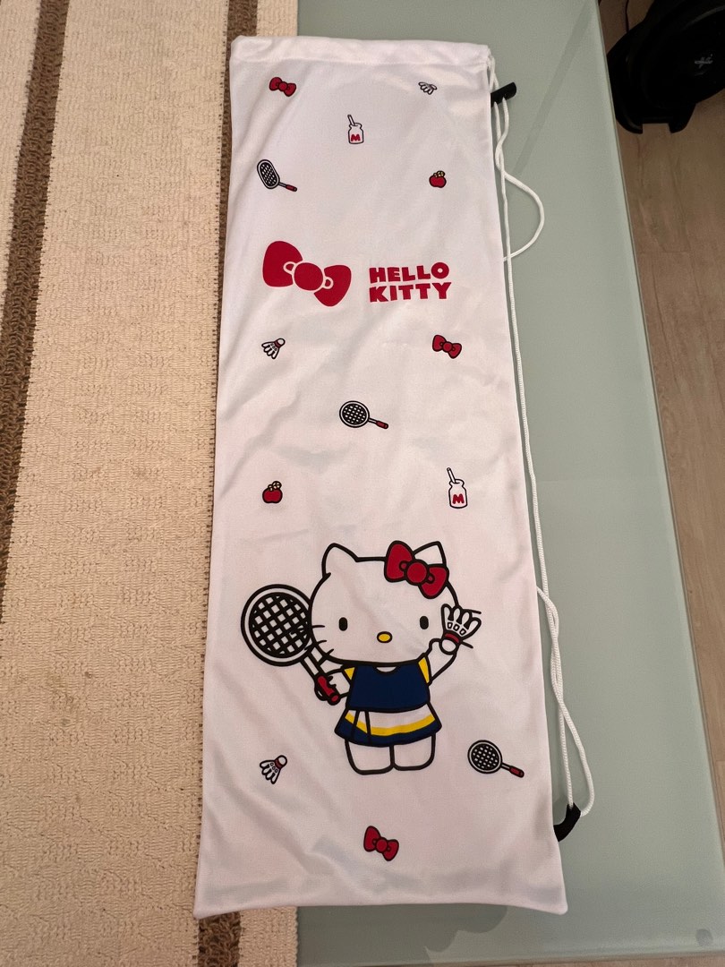 Badminton racket cover: Hello kitty, Sports Equipment, Sports & Games ...