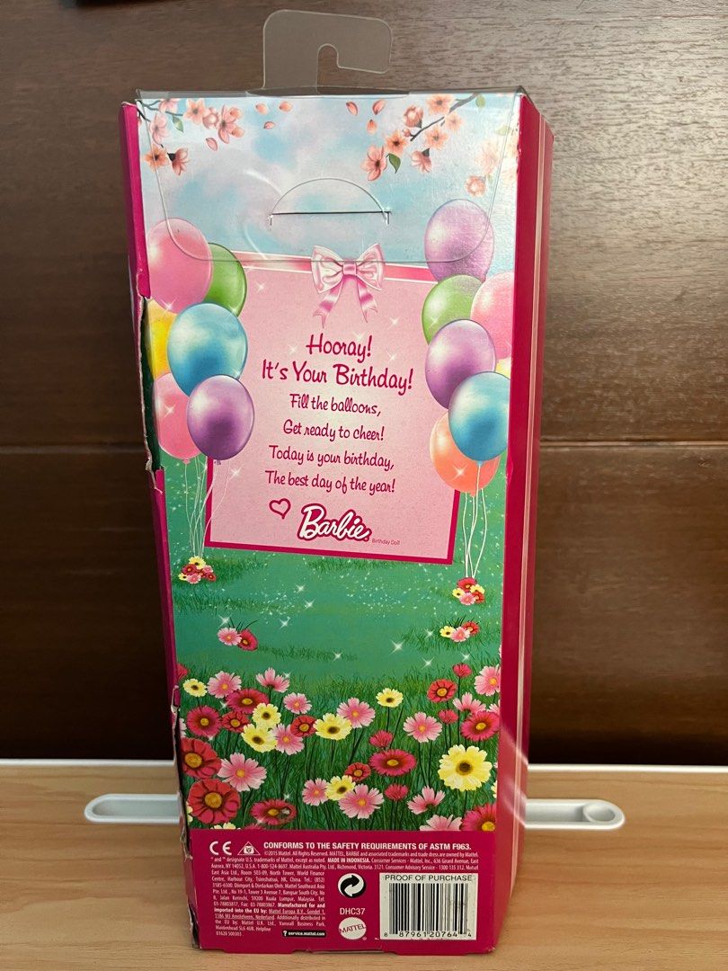 Barbie Happy Birthday, Hobbies & Toys, Toys & Games on Carousell