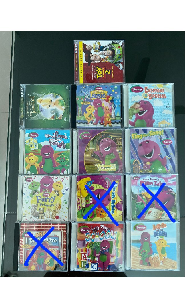 Barney and others VCD, Hobbies & Toys, Music & Media, CDs & DVDs on ...