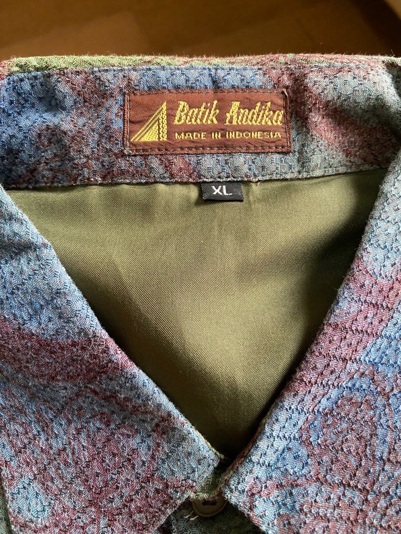 Batik Gradasi - Batik Andika XL, Fesyen Pria, Pakaian , Atasan di Carousell