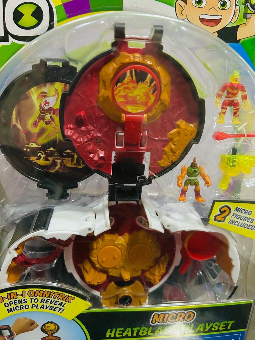 Ben 10 Heatblast Micro World Omnitrix Playset; SRP: ₱1499.75, Hobbies ...