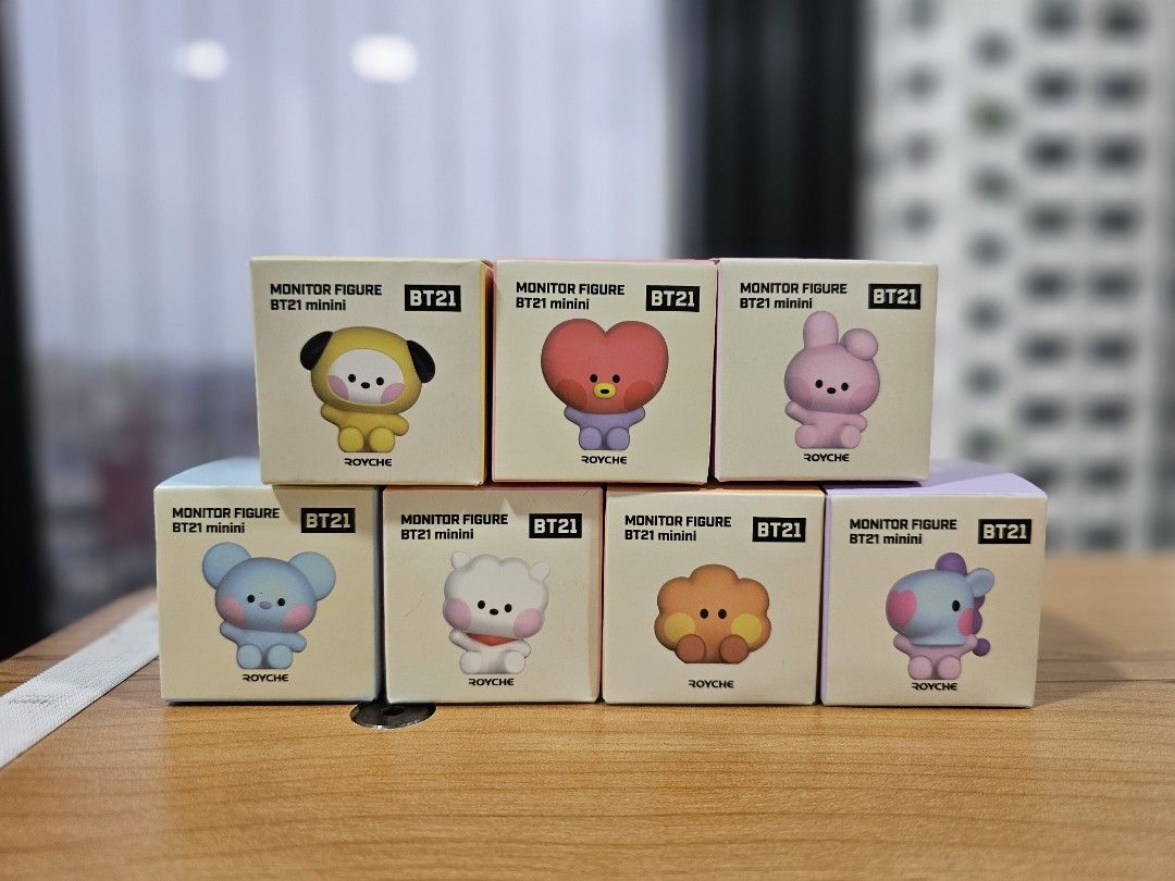 BT21 Minini Monitor Figures Royche - Full Set, Hobbies & Toys, Memorabilia & Collectibles, K ...