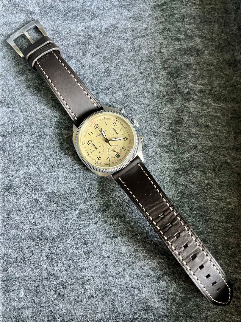 Bulova UHF Chronograph 96B231, 名牌, 手錶 - Carousell