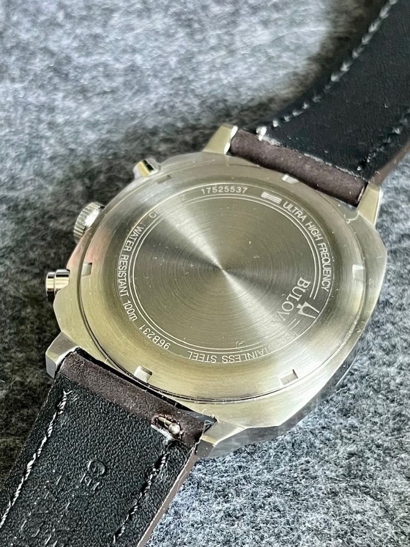 Bulova UHF Chronograph 96B231, 名牌, 手錶 - Carousell