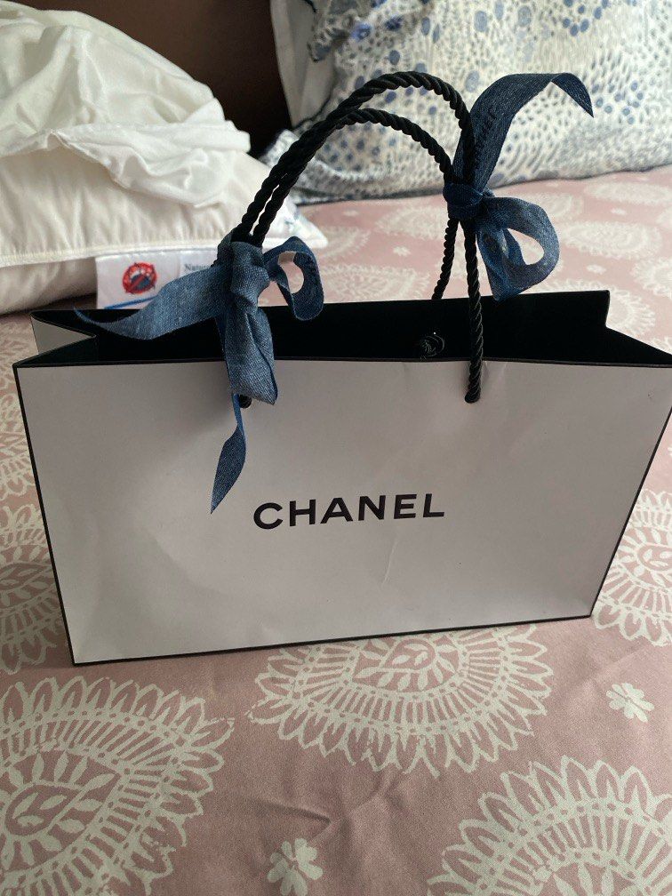Chanel paper bag, Luxury, Accessories on Carousell