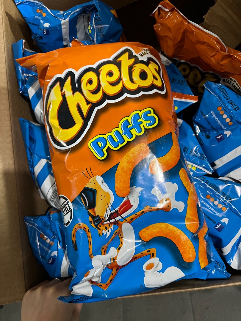 cheetos puff lays sourcream, Food & Drinks, Local Eats on Carousell