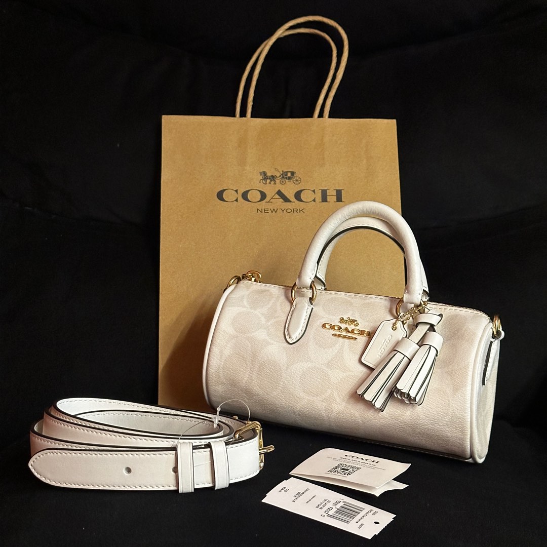 Coach Lacey Glacier White Chalk, Luxury, Bags & Wallets on Carousell