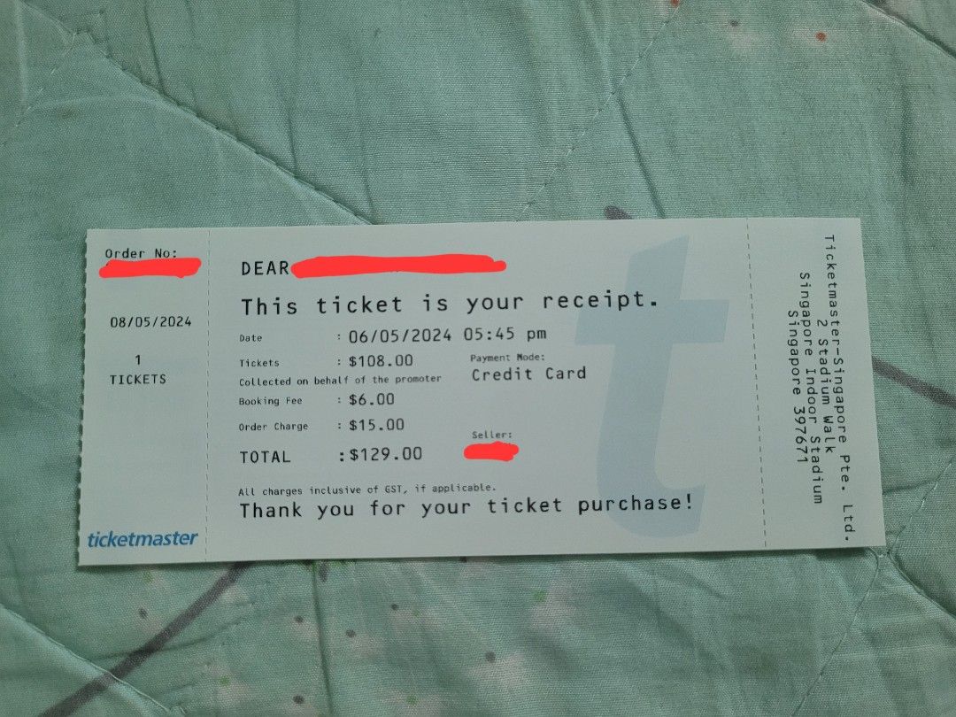 CONAN GRAY "FOUND HEAVEN ON TOUR" IN SINGAPORE 2024 CONCERT TICKET ...