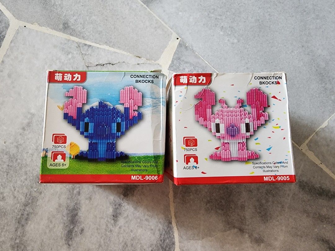 Connection Blocks Lilo & Stitch - Stitch & Angel (Experiment 626 and ...