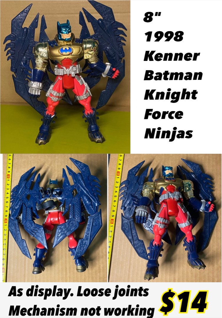 DC comics 8" 1998 Kenner DC Comics Multi-Blast Batman KNIGHT FORCE ...