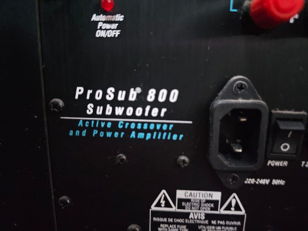 Definitive Technology ProSub 800 - High Output Compact 300W Powered Subwoofer only, Audio ...