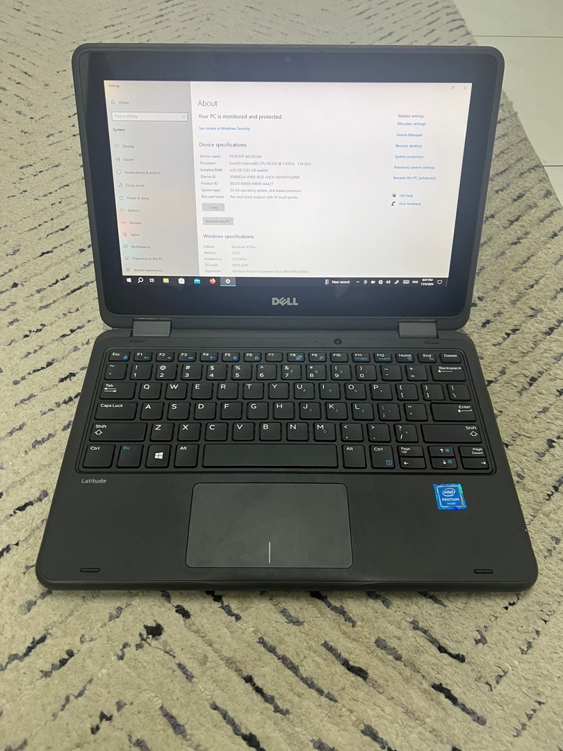 Dell Celeron 4GB 128GB nice condition laptop, Computers & Tech, Laptops & Notebooks on Carousell