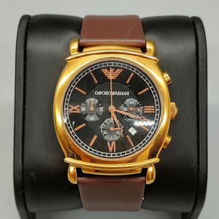 EMPORIO ARMANI Black Chronograph Dial Watch AR5866, Men's Fashion ...