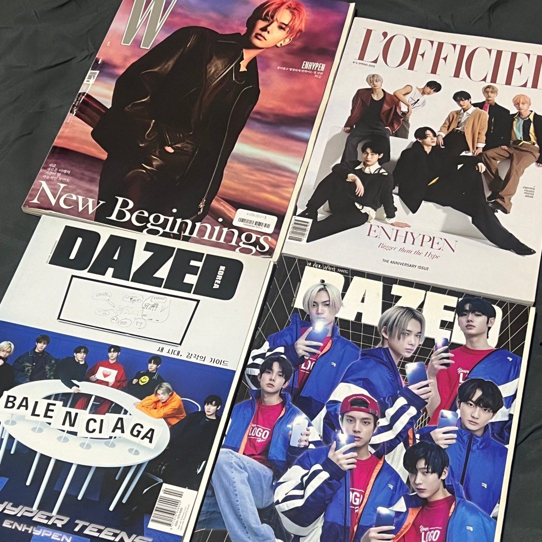 ENHYPEN MAGAZINES, Hobbies & Toys, Books & Magazines, Magazines on ...