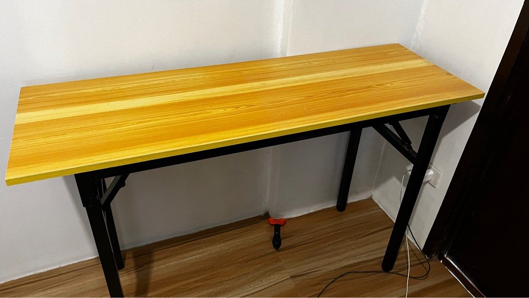 Foldable table Office table computer table study table, Furniture & Home Living, Furniture ...
