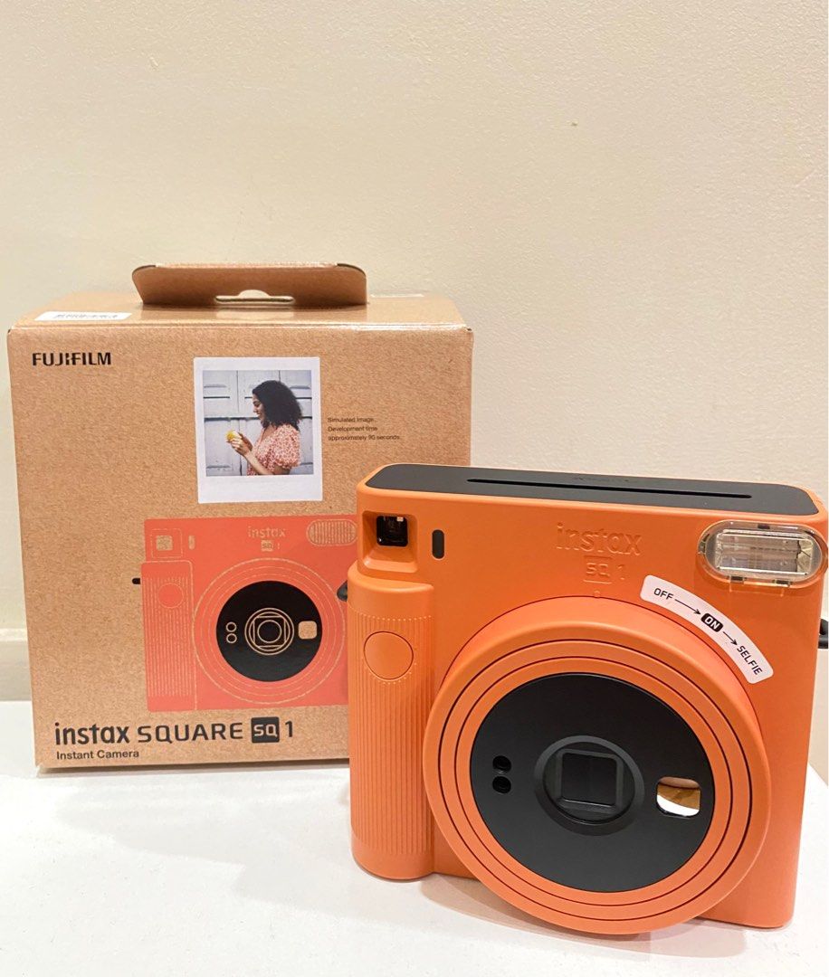 Fujifilm Instax SQ1 (Orange), Photography, Cameras on Carousell