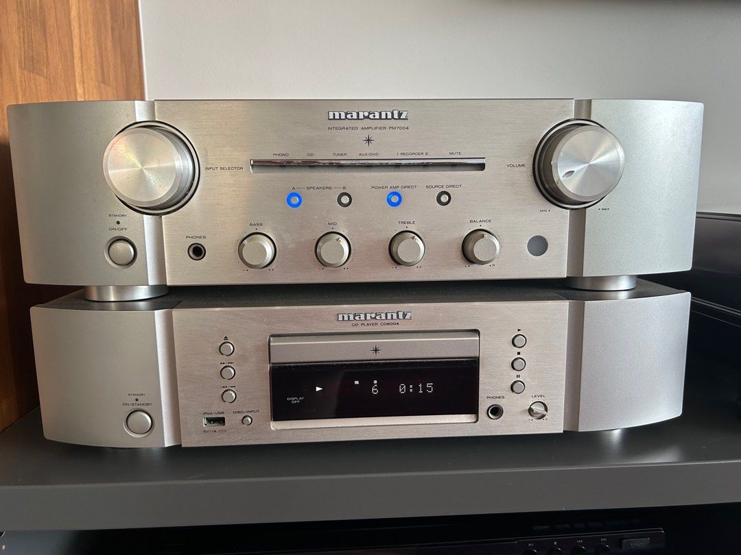 Marantz hi-fi audio set : amplifier + cd player + network player, Audio ...