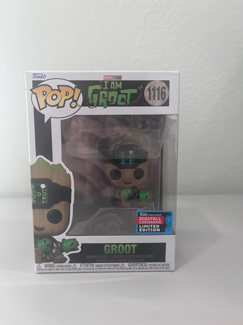 Funko Pop! Marvel: I Am Groot: Groot (Limited Edition), Hobbies & Toys ...