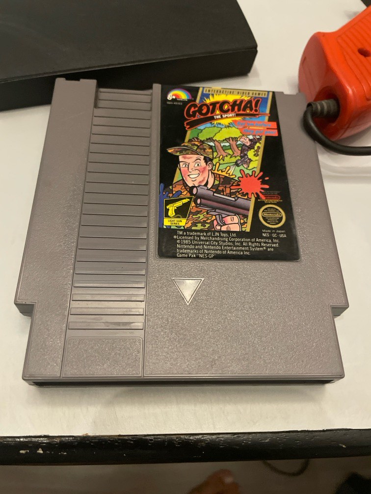 Gotcha Game and Vintage light Gun set, Video Gaming, Video Game ...