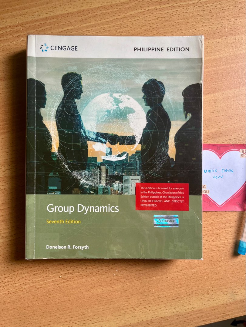 Group Dynamics 7th Edition by Forsyth (CENGAGE PHILIPPINE EDITION), Hobbies & Toys, Books ...