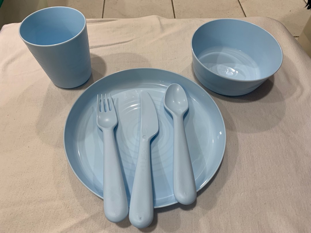 Ikea Original Kiddie Dinner Ware Set, Furniture & Home Living, Kitchenware & Tableware ...