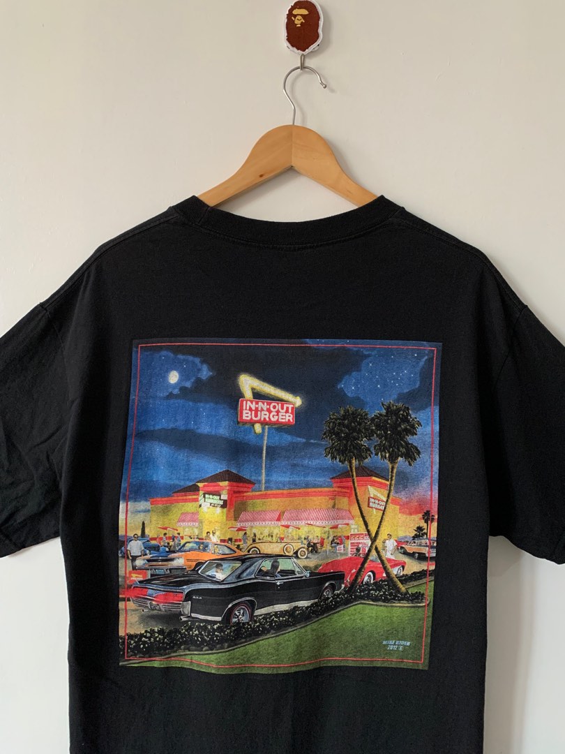 IN-N-OUT BURGER SHIRT, Men's Fashion, Tops & Sets, Tshirts & Polo ...