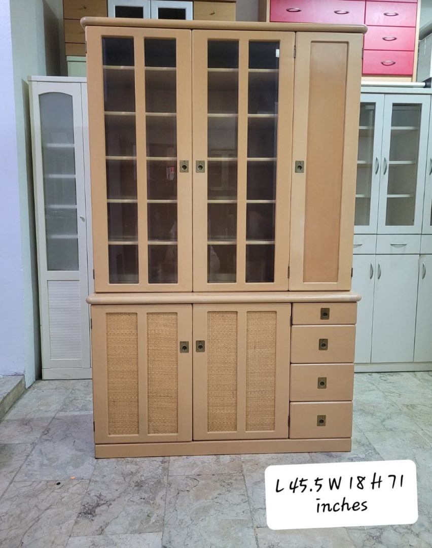 Japan surplus display cabinet, Furniture & Home Living, Furniture ...