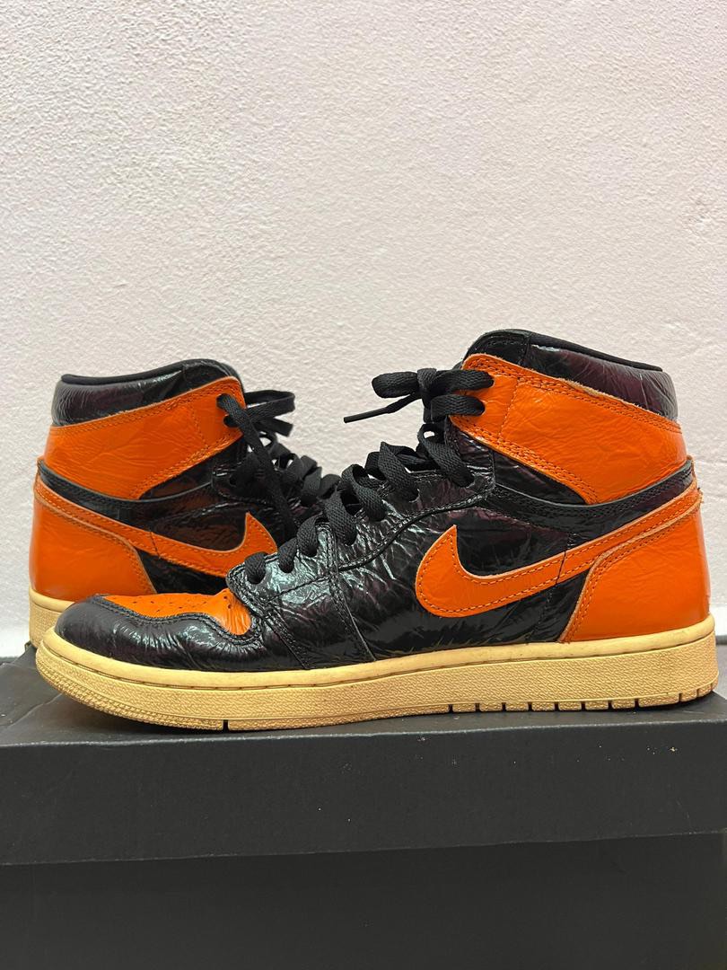 Kasut Air Jordan 1 Retro High OG Shattered Backboard 3.0 Size 8UK, Men ...