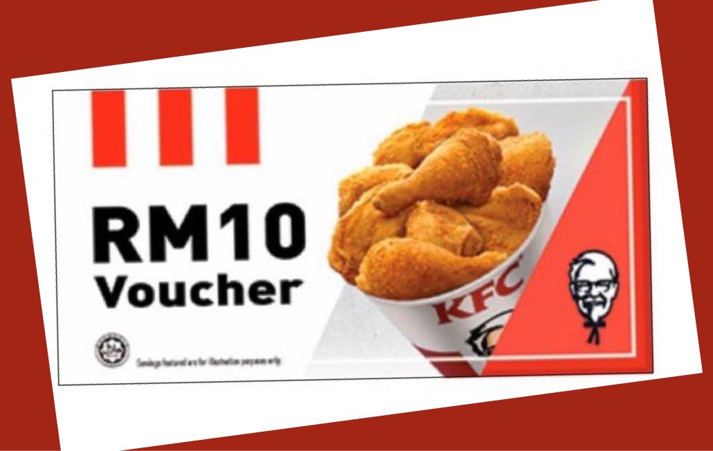 KFC E-Cash Voucher RM10 (Digital), Tickets & Vouchers, Vouchers on ...
