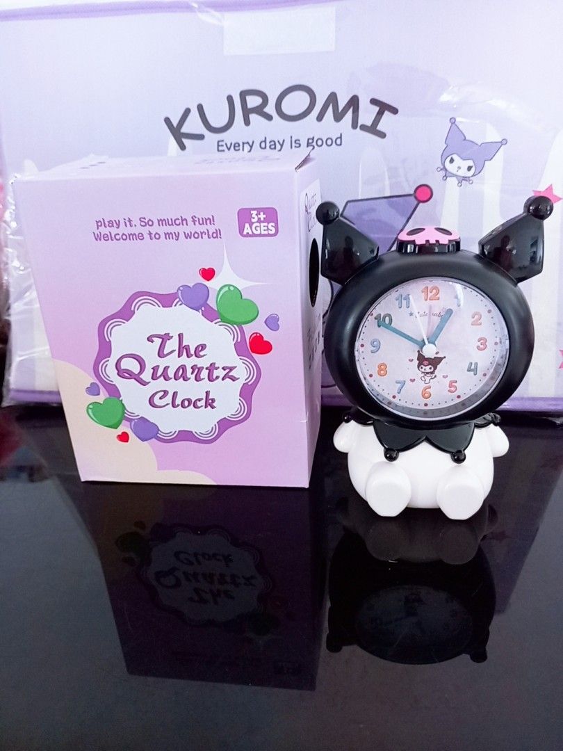 Kuromi Table Clock, Furniture & Home Living, Home Decor Accessories ...