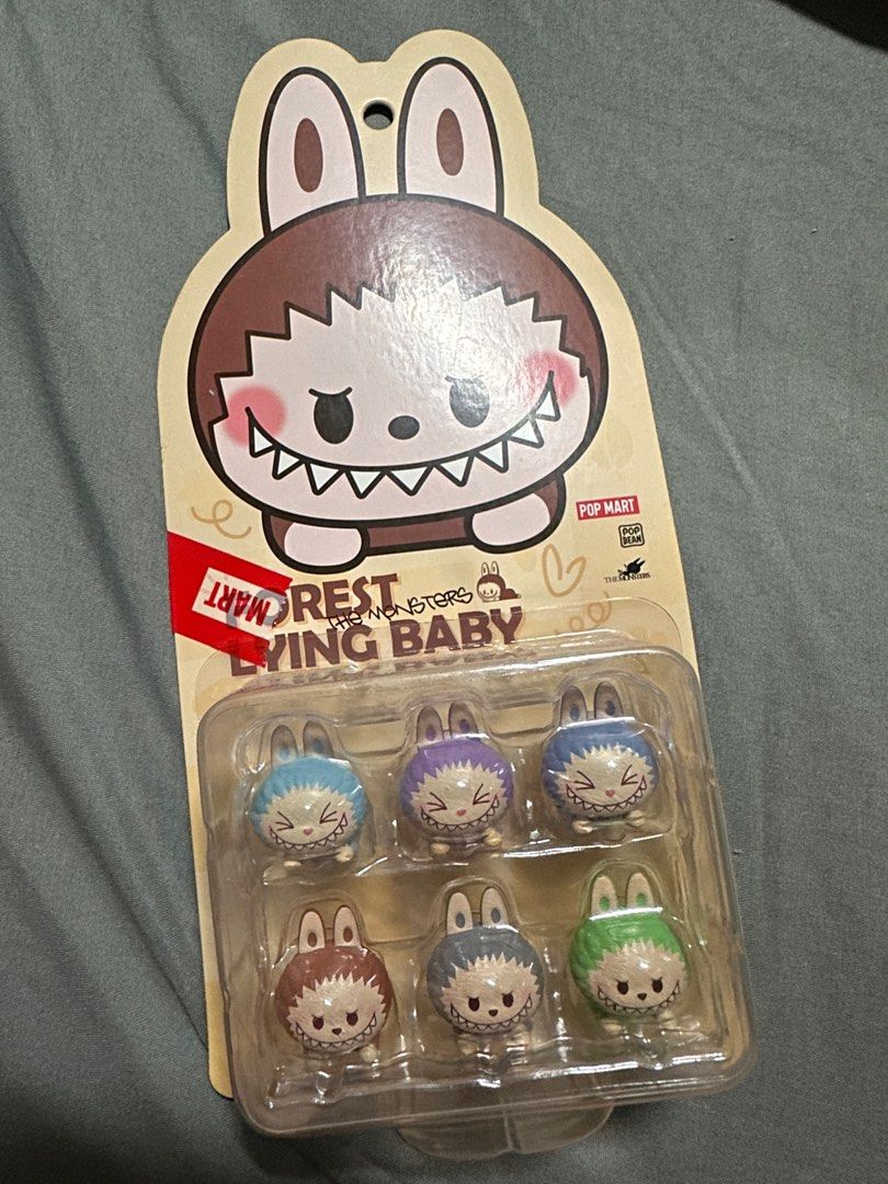 Labubu The Monsters Lying Baby, 興趣及遊戲, 玩具 & 遊戲類 - Carousell